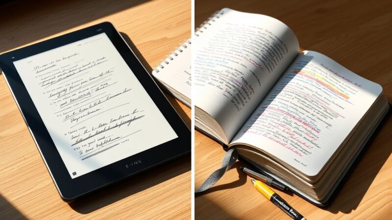 E‑Ink Tablets vs. Traditional Notebooks for Note‑Takers - BARRIER MAGZ